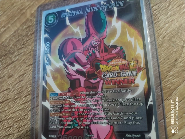 DRAGON BALL SUPER CARD game Winner 2020 Hatchhyack Hatred Everlasting P-175 EUR 698,00 - PicClick FR